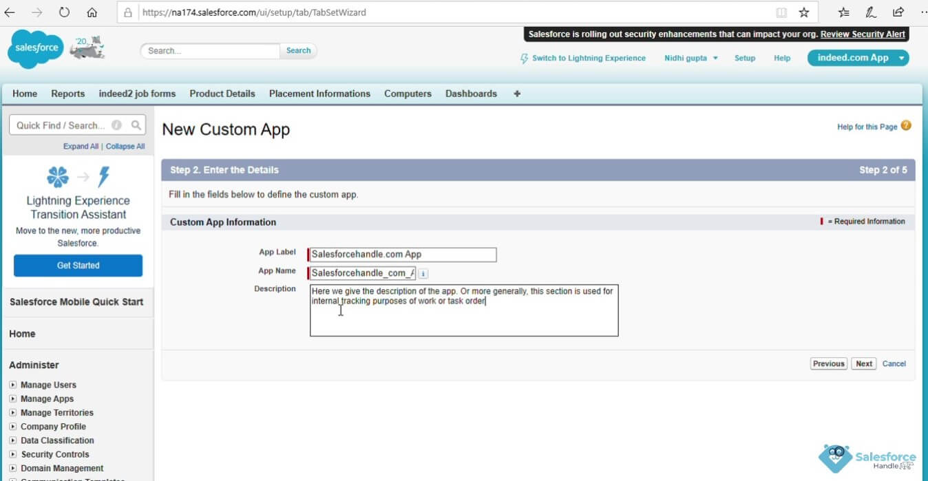 How To Create Custom Salesforce App Using Salesforce App Builder Insert App Logo