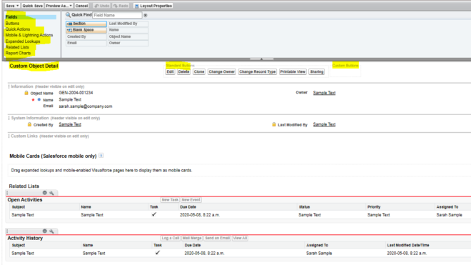 Page layouts in Salesforce|How to create and assign to different profiles